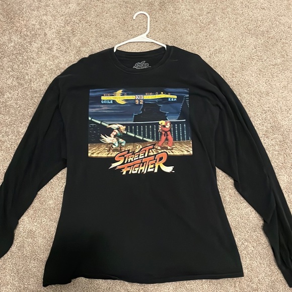 Shirts | Official Capcom Street Fighter Long Sleeve | Poshmark